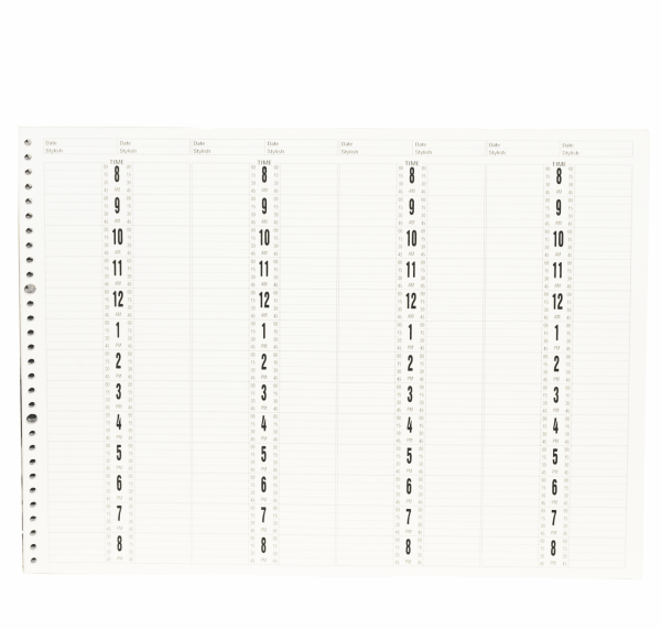Berkeley Beauty Company Inc 8 Column 200 Page Refill For Leather