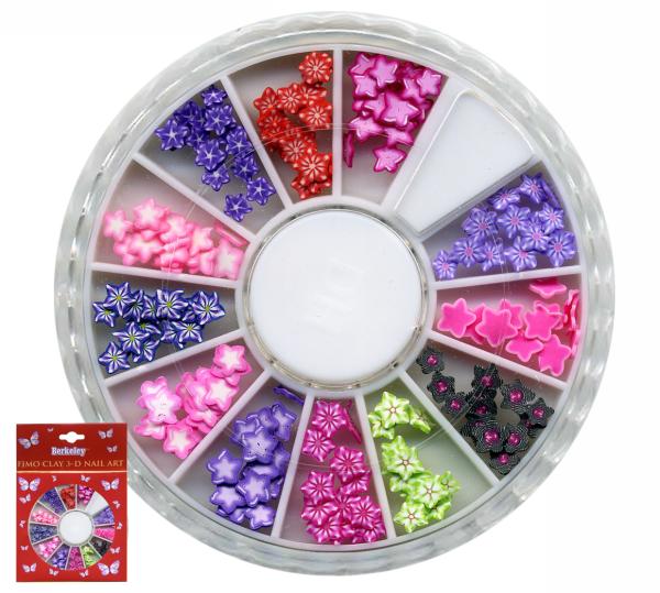 Berkeley Beauty Company Inc Star Fimo Clay Nail Art Na470 123