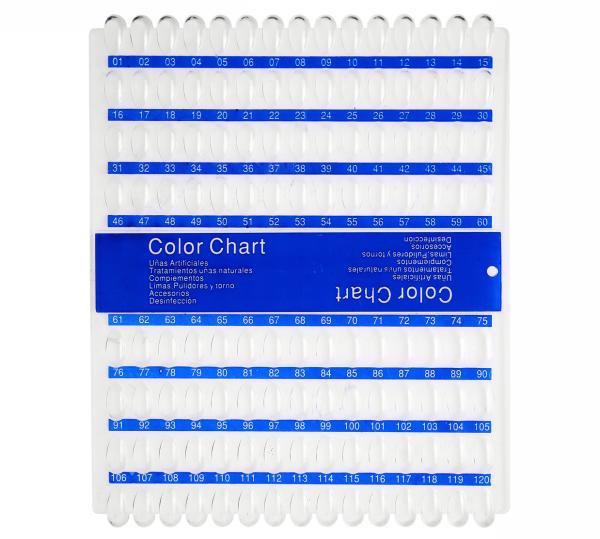 Berkeley Beauty Company Inc 120 Tip Rectangular Polish Display Clear