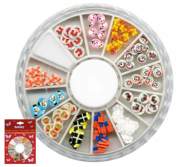 Berkeley Beauty Company Inc Christmas 2 Fimo Clay Nail Art Na470 115